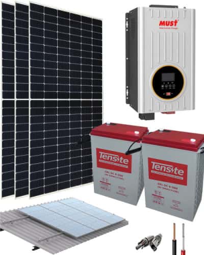 Kit Solar Aislada 1000W 24V 4550Whdia | AutoSolar