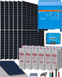 Kit Solar Vivienda Aislada 5000W 24V 13650Whdia | AutoSolar